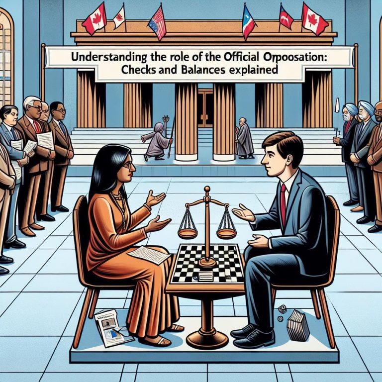 Understanding The Role Of The Official Opposition: Checks And Balances ...