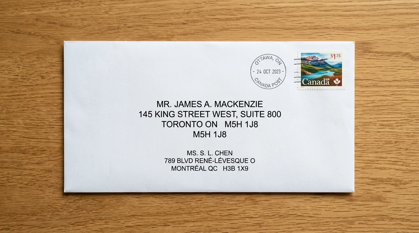 Canadian Mailing Address Format Guidelines — DemocracyLawBlog.com